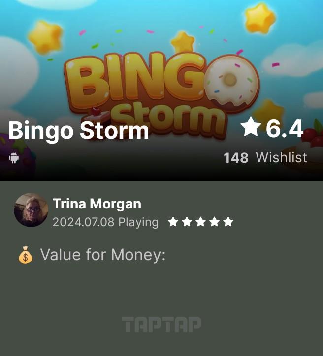Bingo Storm - Dawni M's Posts - TapTap