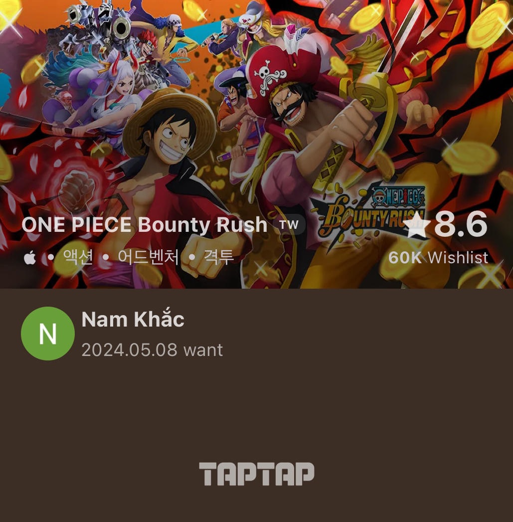 ONE PIECE Bounty Rush - Nam Khắc's Posts - TapTap