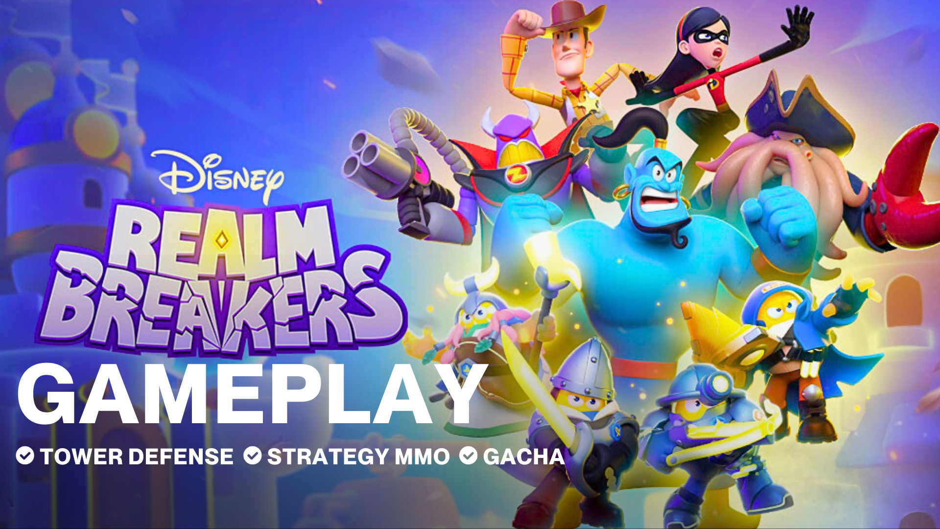 Disney’s take on Tower Defense-Strategy MMO-Gacha | Gameplay - Disney ...