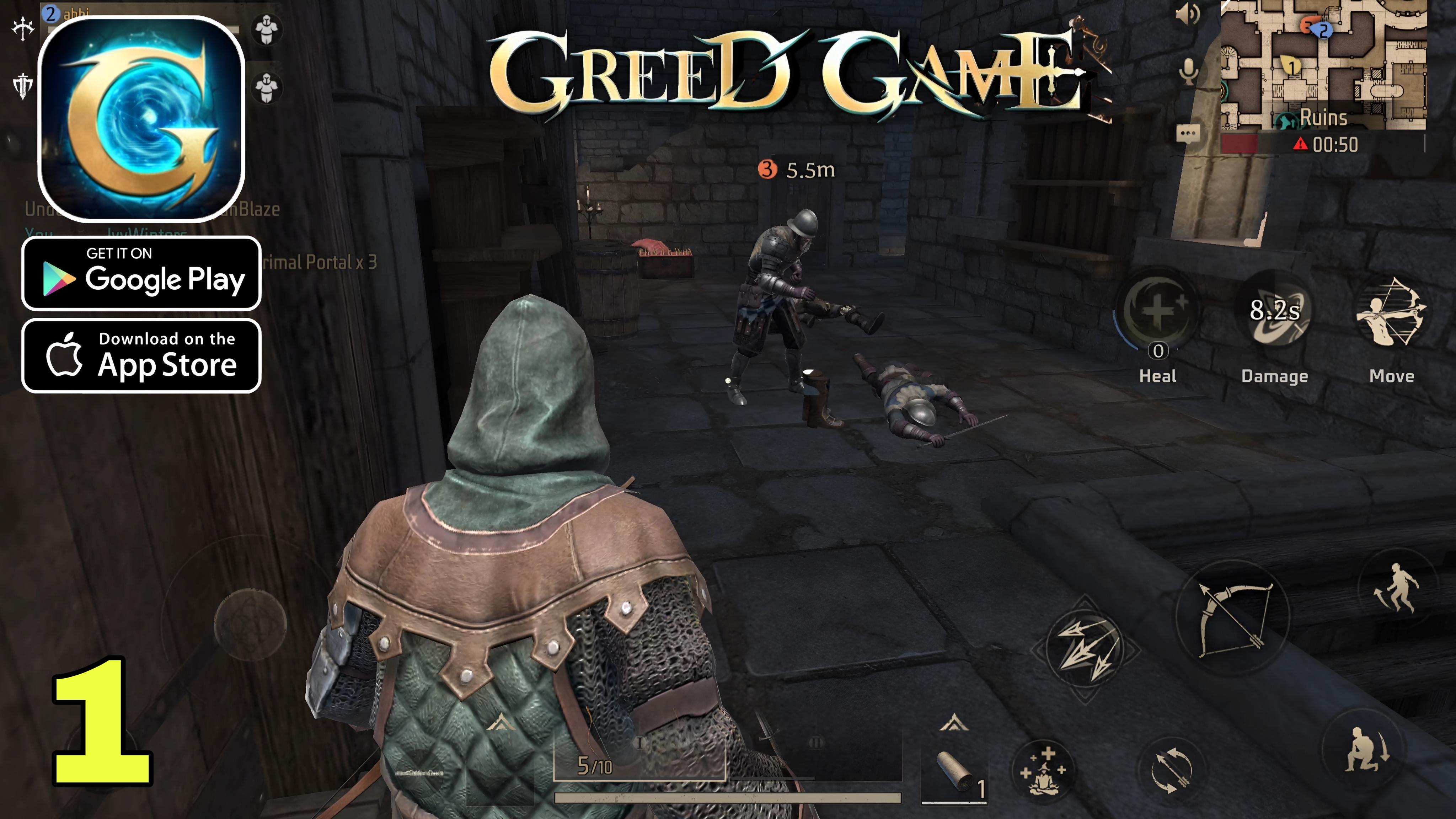 Greed Game Mobile Gameplay Walkthrough ( Android, iOS ) part 1 - Gold and Glory - TapTap