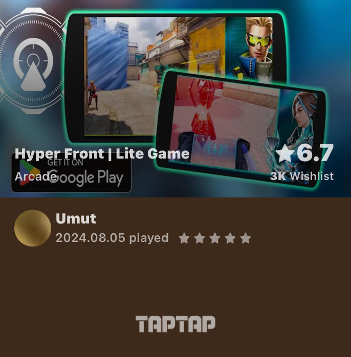 Hyper Front | Lite Game - Umut's Posts - TapTap
