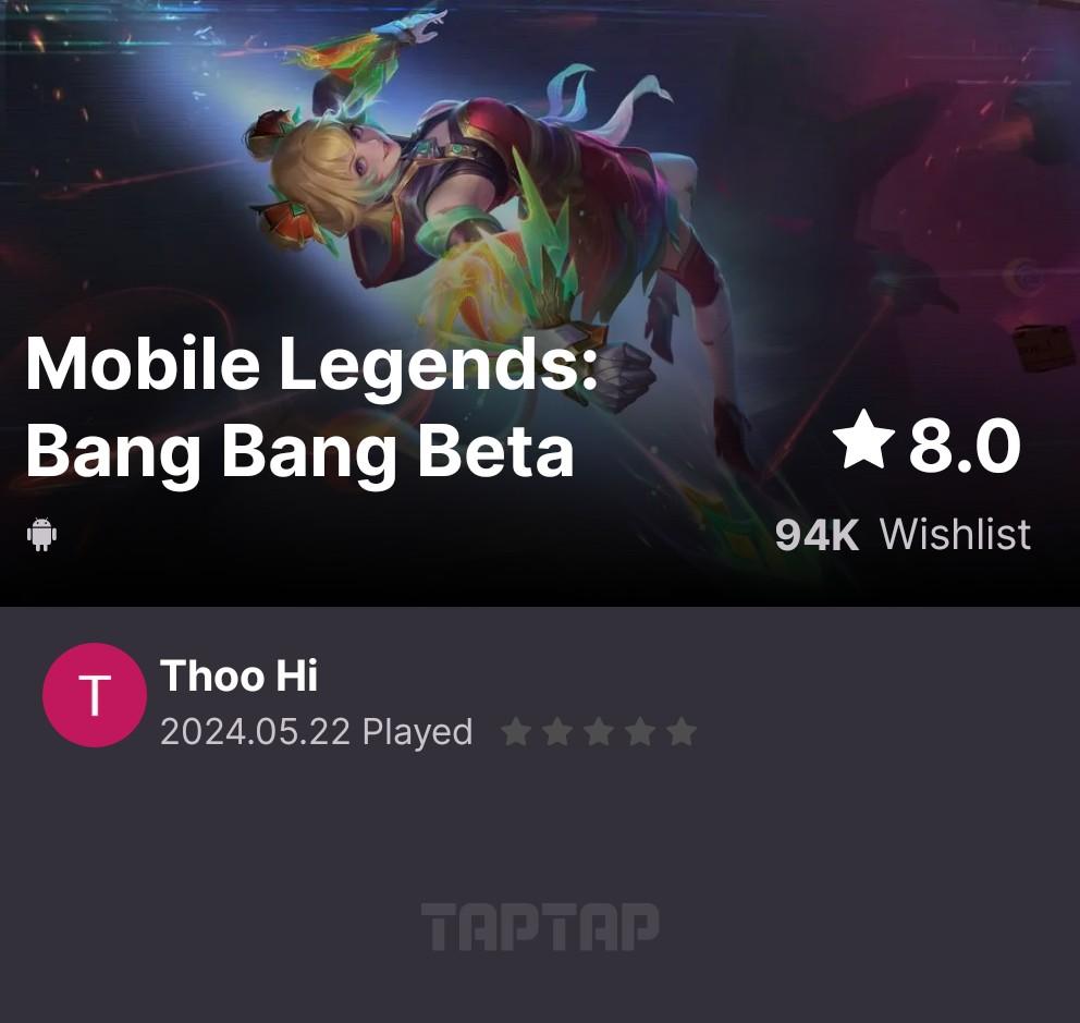Mobile Legends: Bang Bang Beta - Thoo Hi's Posts - TapTap
