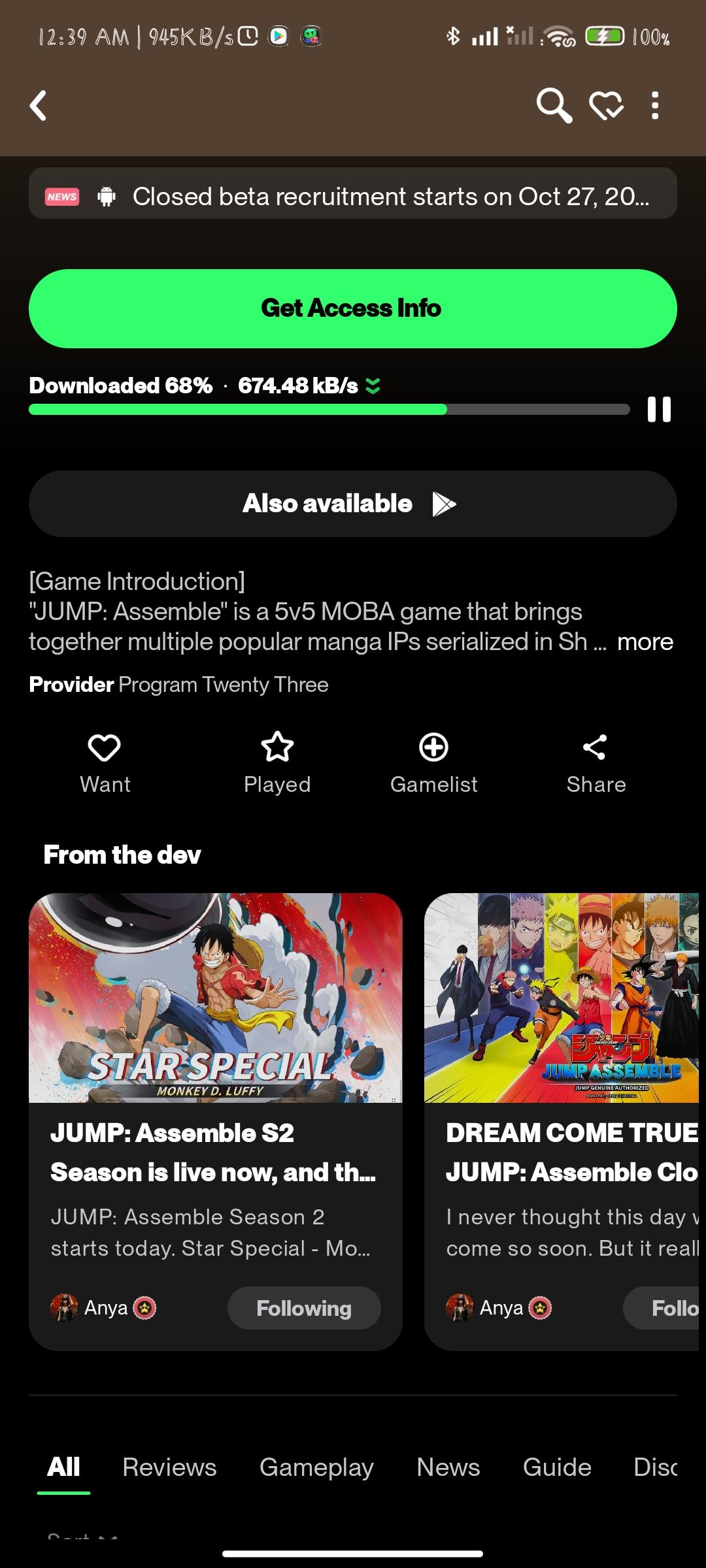 JUMP: Assemble (Beta Test) - Kingsyahz's Posts - TapTap