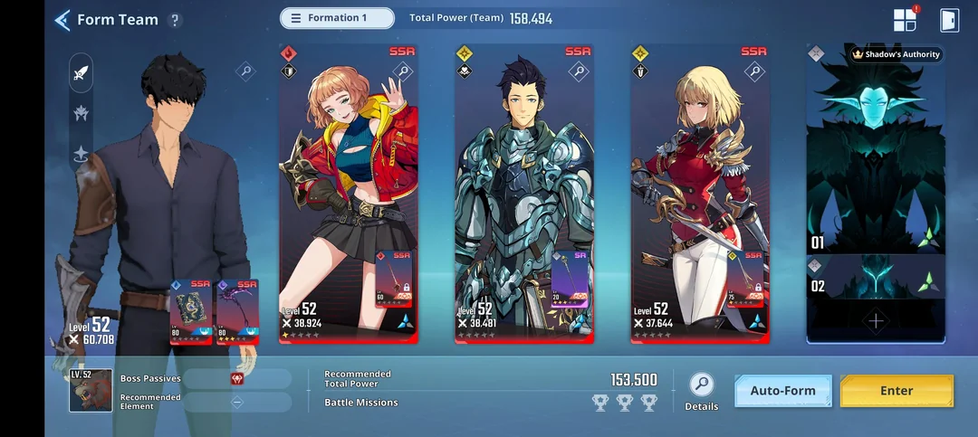 F2P here. Can u suggest which shadow should I go for next. Iron or tank. - Solo Leveling:Arise ...