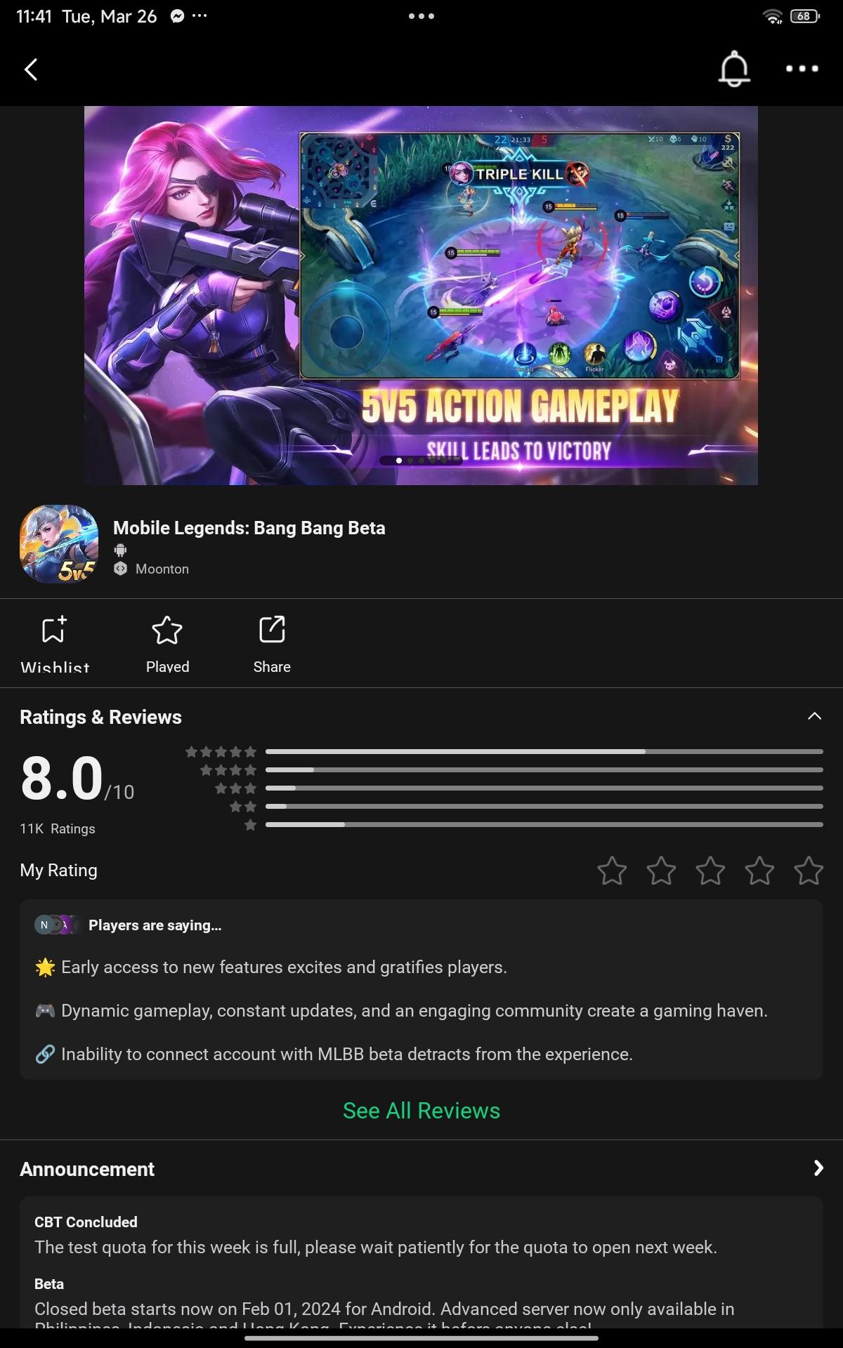 Mobile Legends: Bang Bang Beta - Sun Nn's Posts - TapTap