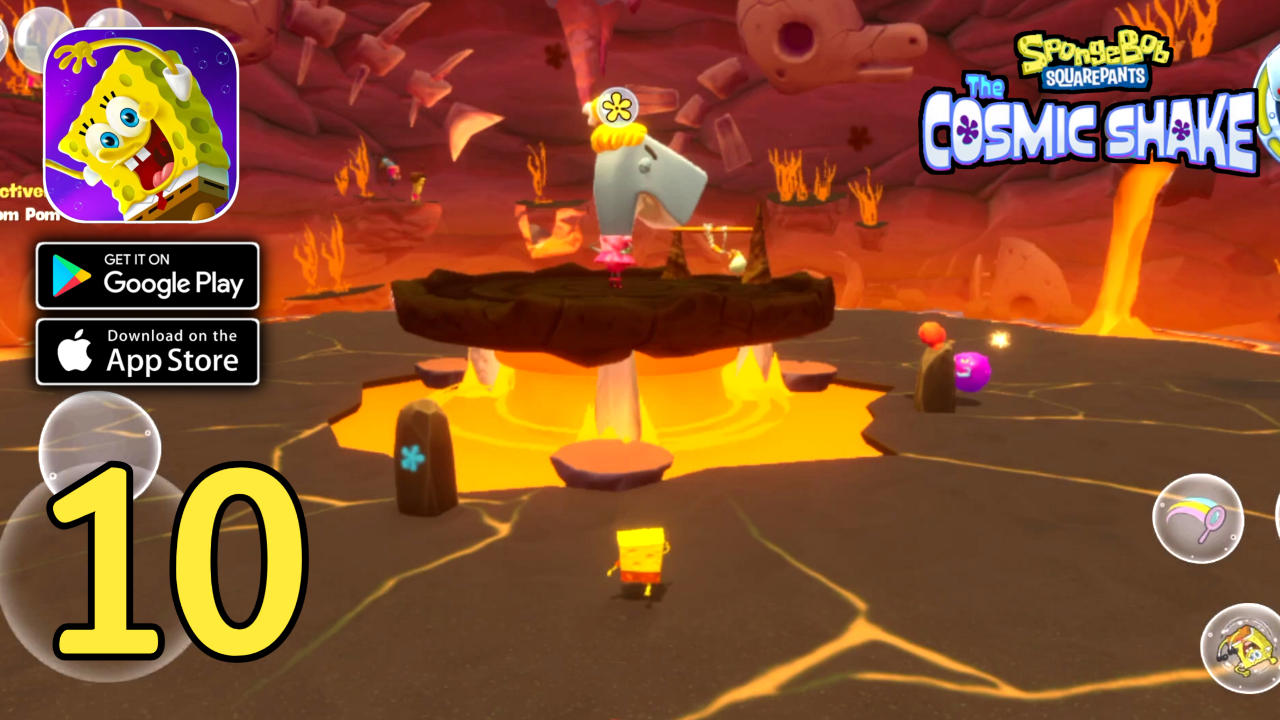 SpongeBob - The Cosmic Shake Gameplay (Android,IOS) Part 10 - SpongeBob ...