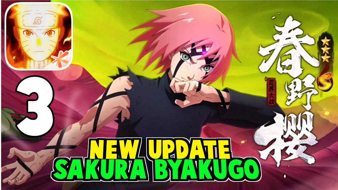 Naruto Mobile Fighter‼️New Update Sakura Byakugo Gameplay Walkthrough Part 3 (Android/iOS ...