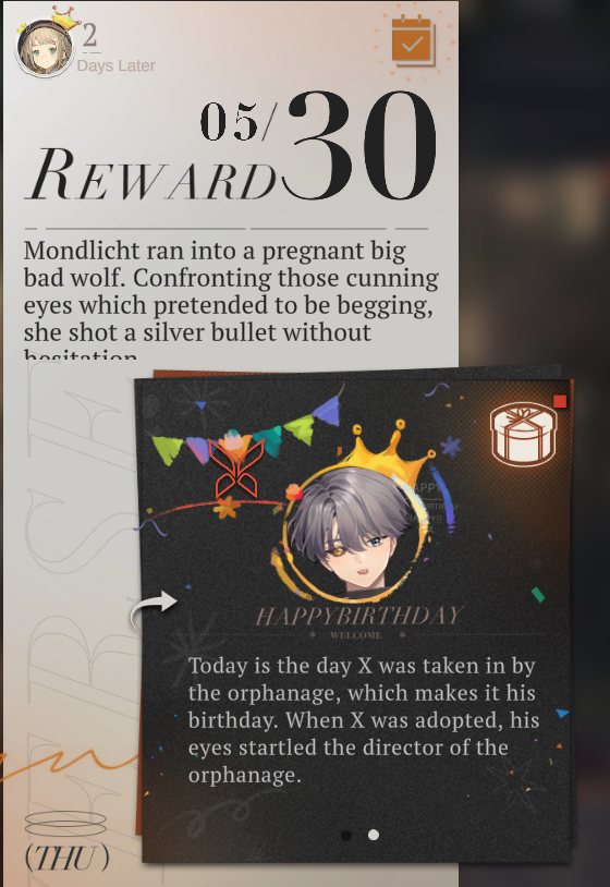 Logged in today excited for the event. Got whiplash when I learned how fucking COLD Mondlicht is ...