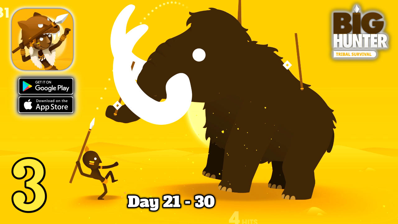 Big Hunter - THE MAMMOTH STORY- (Day 21 to 30) Gameplay [Android,IOS] Part 3 - Big Hunter - Big ...