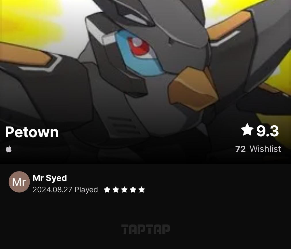 Petown - Mr Syed's Posts - TapTap