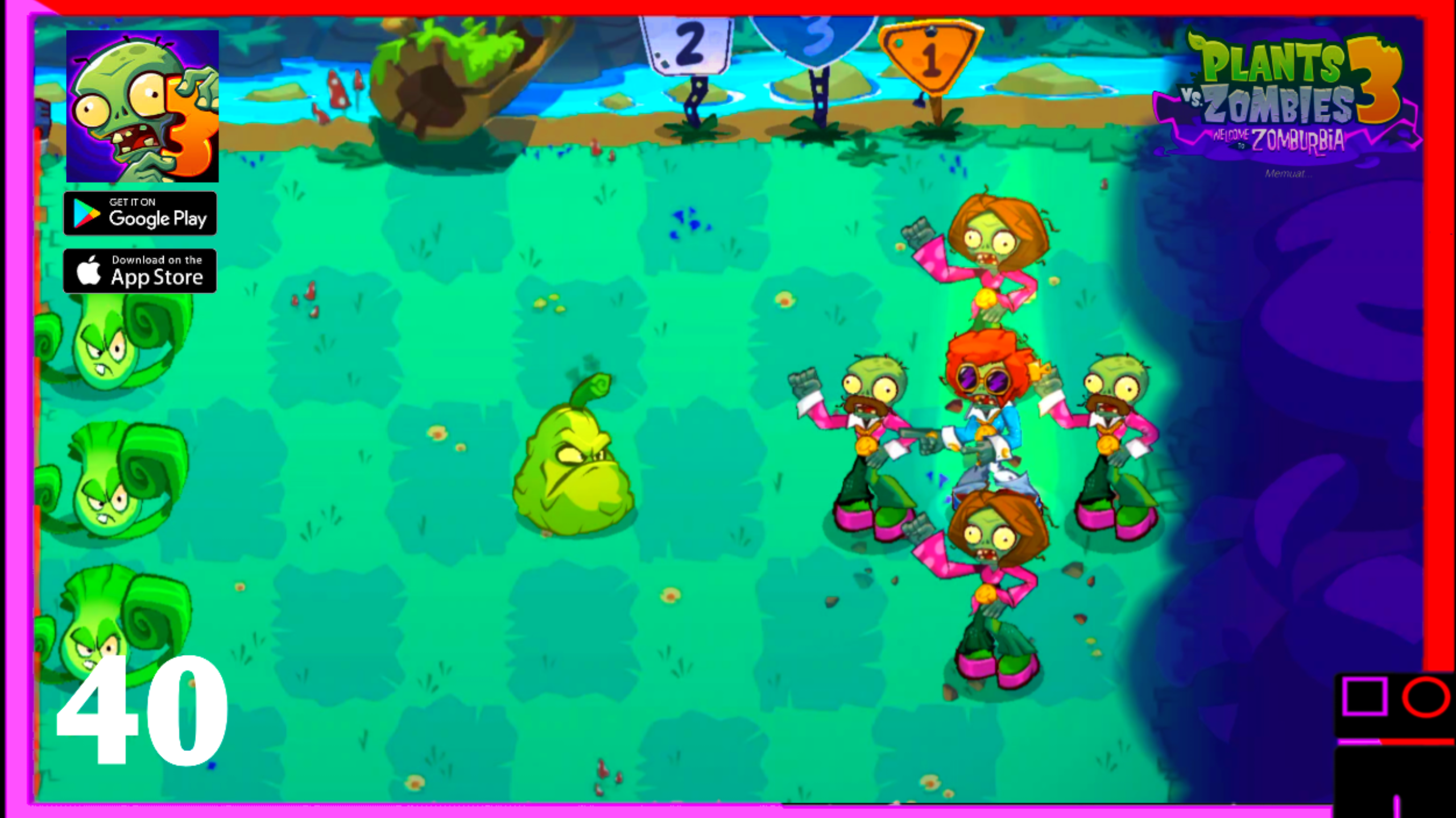 Plants vs Zombies 3 gameplay (android, iOS) level 250_257 part 40 - Plants vs. Zombies™ 3 - TapTap