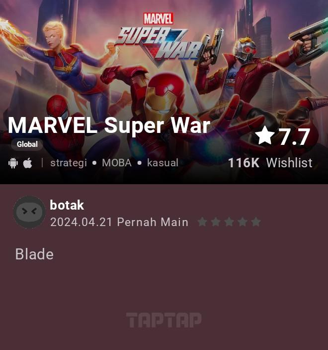 MARVEL Super War - botak's Posts - TapTap