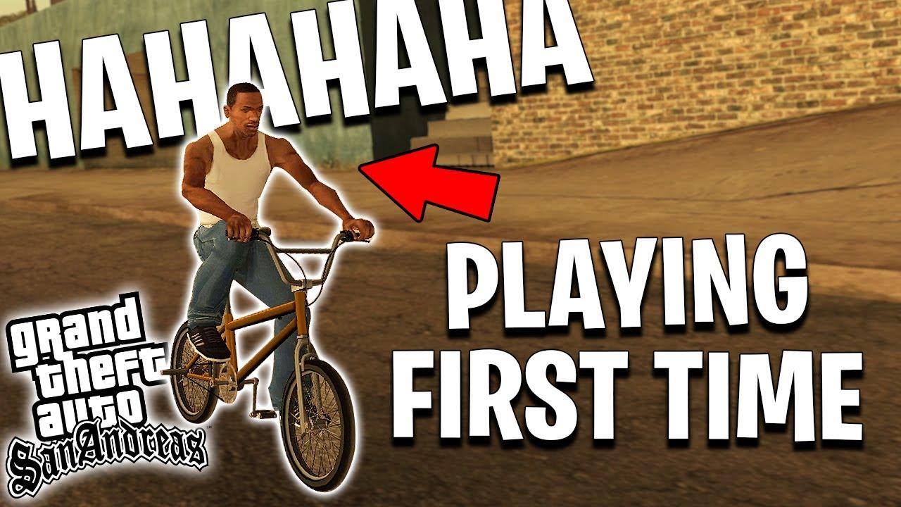 First Time Playing GTA San Andreas - First Mission in GTA San Andreas # ...