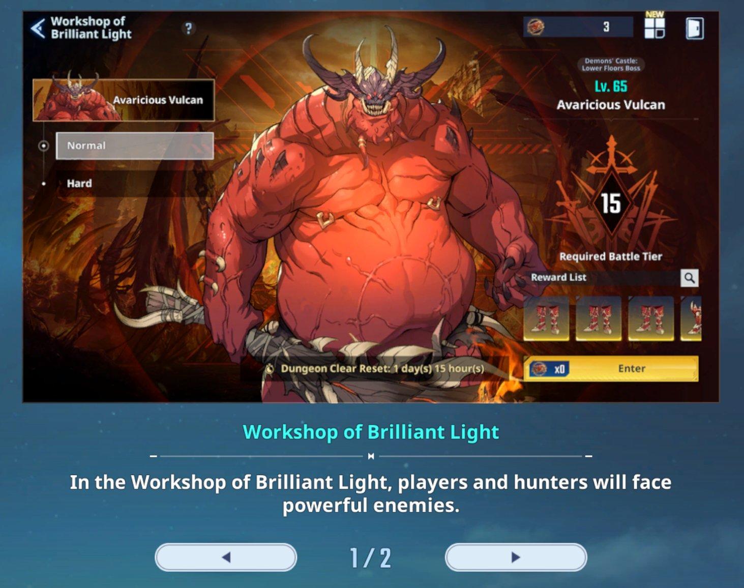 Workshop of brilliant light tutorial - Solo Leveling:Arise - TapTap