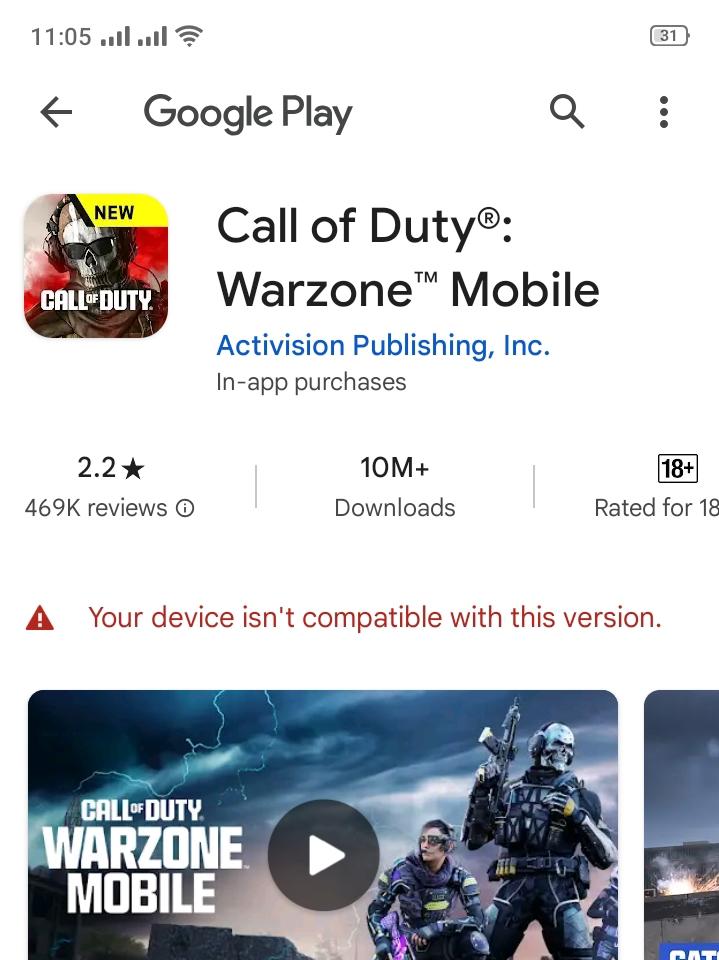 Call Of Duty My Phone Not Working..😭😢😔 - Call of Duty®: Warzone™ Mobile - TapTap