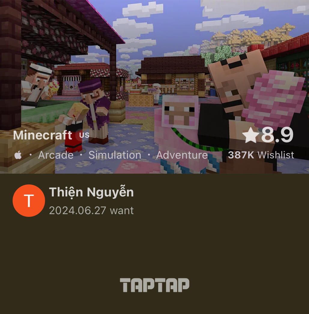 Minecraft: Play with Friends - Thiện Nguyễn's Posts - TapTap