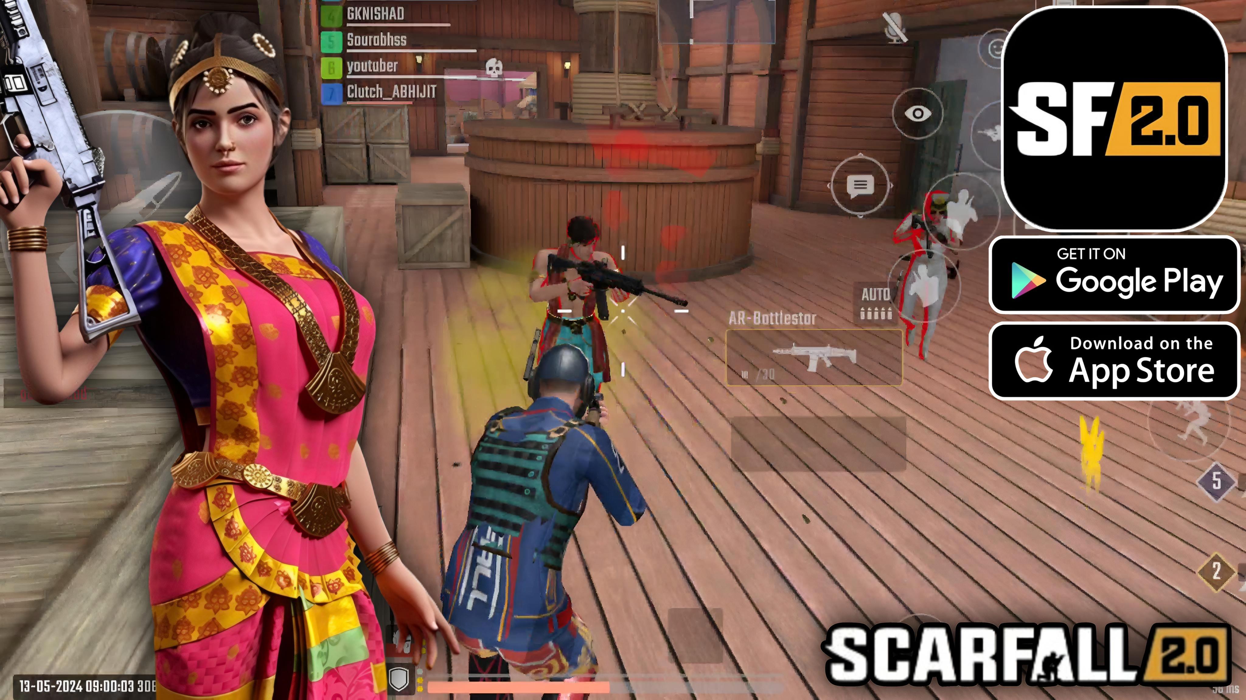 Scarfall 2.0 ( INDIAN GAME) TDM Gameplay ( Android, iOS ) - ScarFall ...