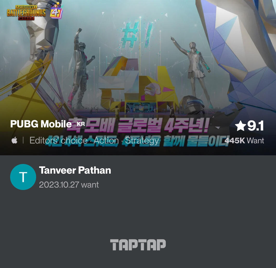 PUBG Mobile - Tanveer Pathan's Posts - TapTap
