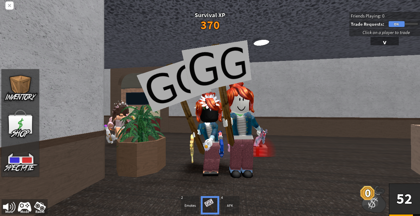 Playing mm2 in horror mode #Helloamkey#@fake skin@ - TapTap