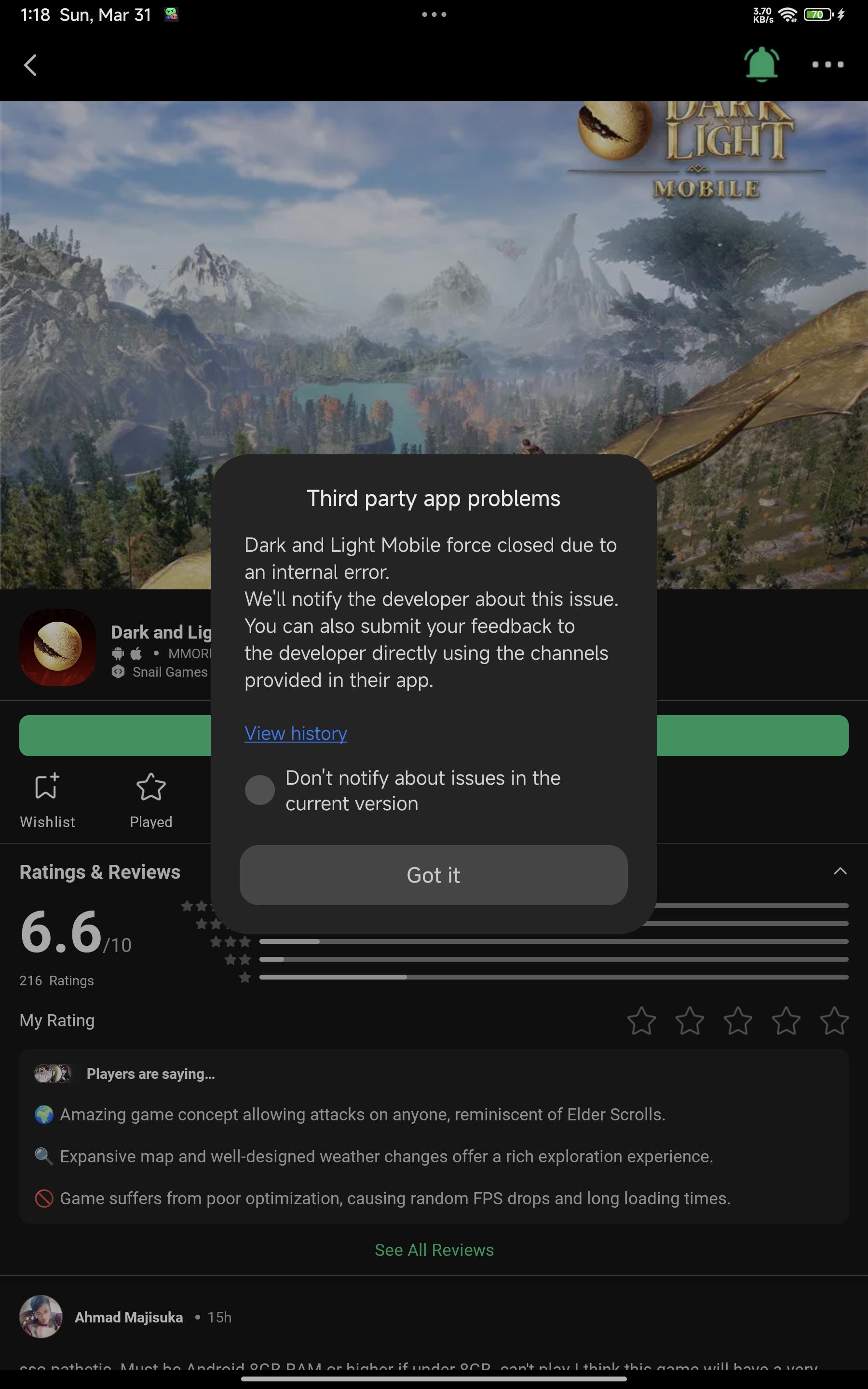 Dark and Light Mobile - Aqua's Posts - TapTap