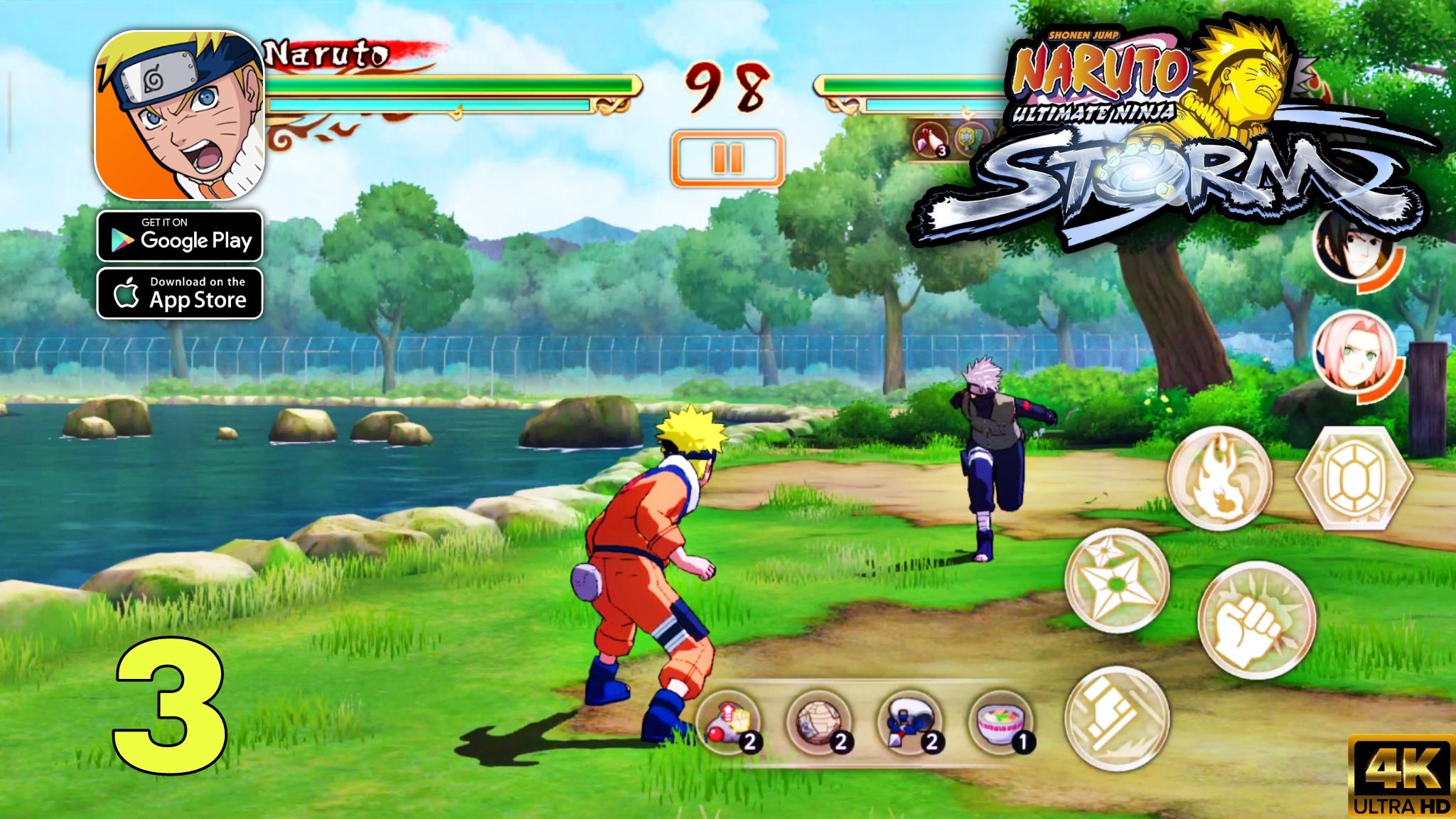 NARUTO: Ultimate Ninja STORM Mobile Gameplay walkthrough part 3 (Android/iOS) - NARUTO: Ultimate ...