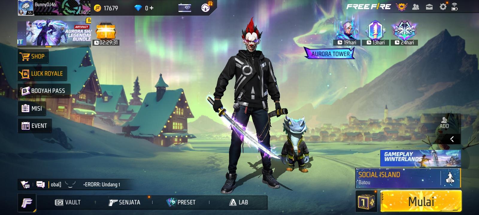 Loby Free Fire: winterlands - Free Fire MAX - Free Fire - TapTap