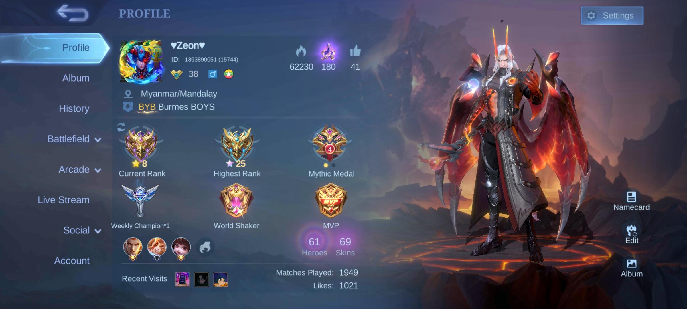 Mobile Legends: Bang Bang Beta - Aung Ko Ko Oo's Posts - TapTap