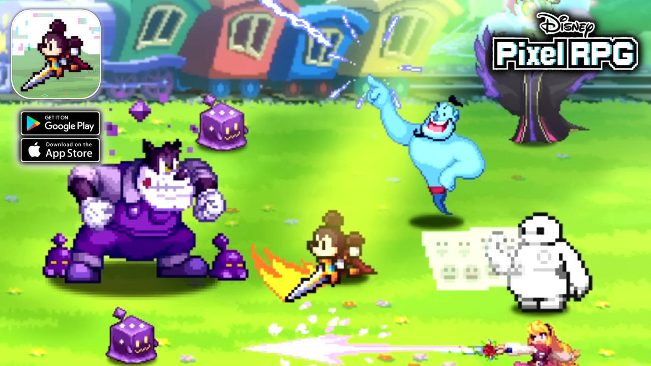 Disney Pixel RPG Gameplay Walkthrough Part 1 (iOS, Android) - Disney ...