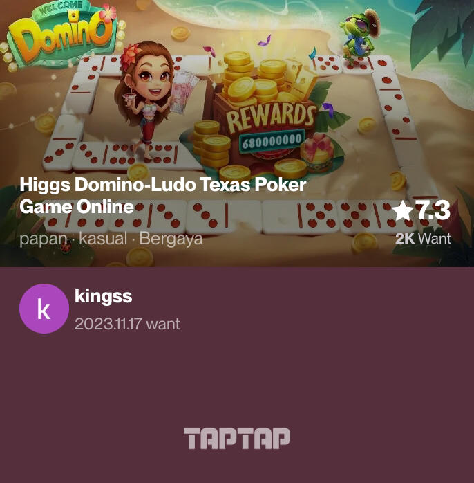 Higgs Domino Island - kingss's Posts - TapTap