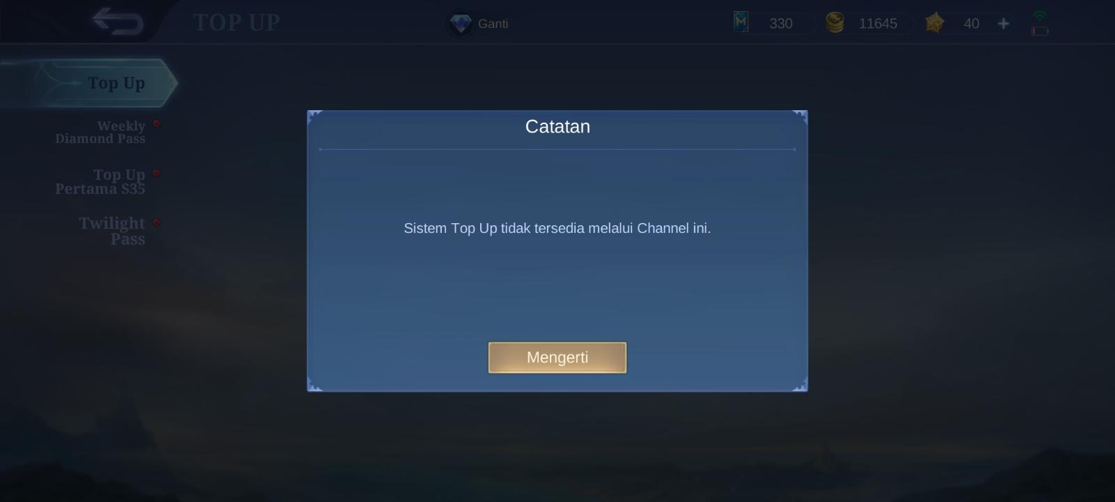 gimana cara top up nya ? plis kasih tau - Mobile Legends: Bang Bang Beta - TapTap