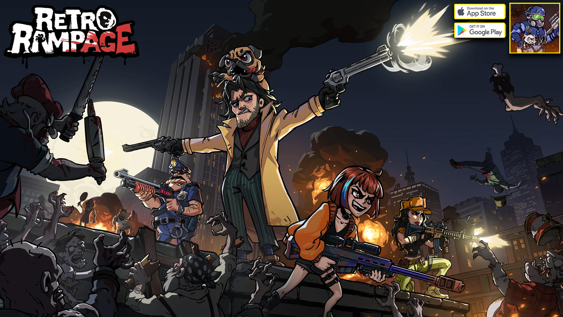 Retro Rampage // Zombie, Strategy Gameplay (Android & iOS) - Rocky ...