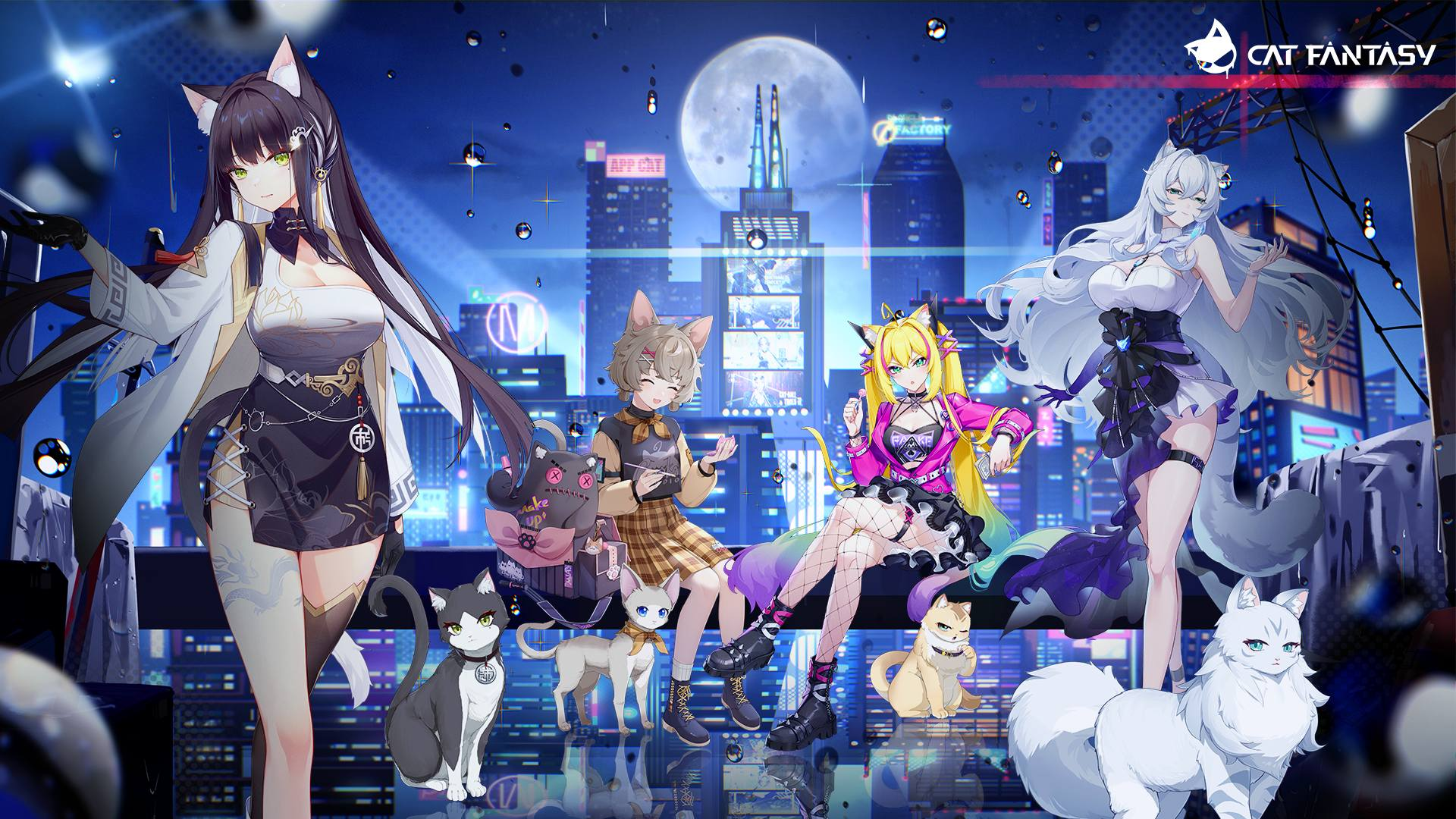 Anime-style 3D turn-based RPG! Cat Fantasy Official Release on August ...
