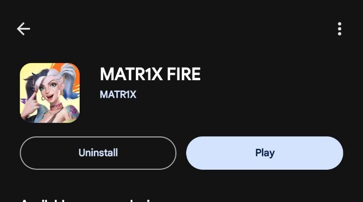 Finnally the game is on play store 🔥🔥 - MATR1X FIRE - TapTap