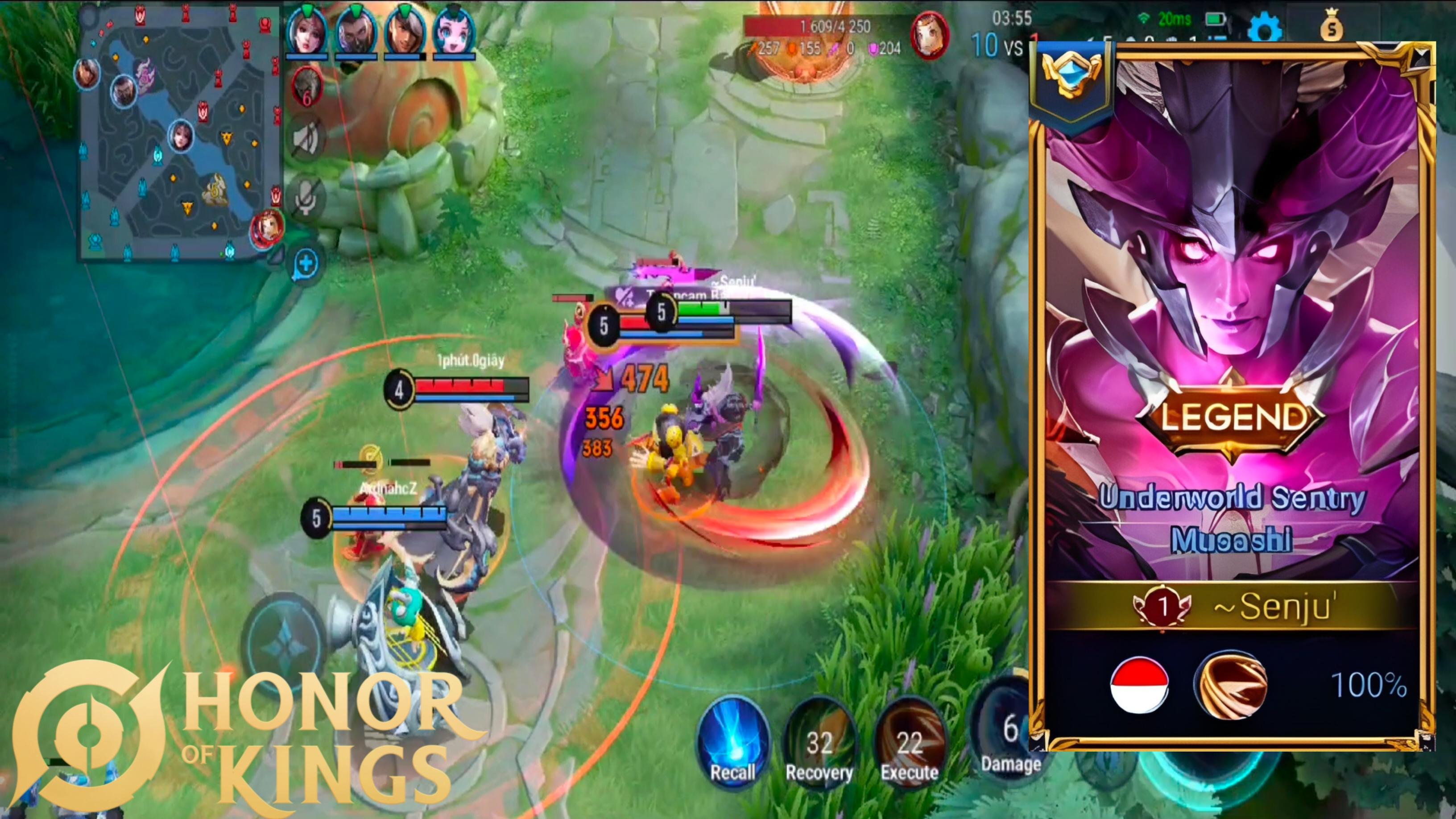 Honor of Kings ~ Gameplay Skin Legend Musashi (Underworld Sentry ...