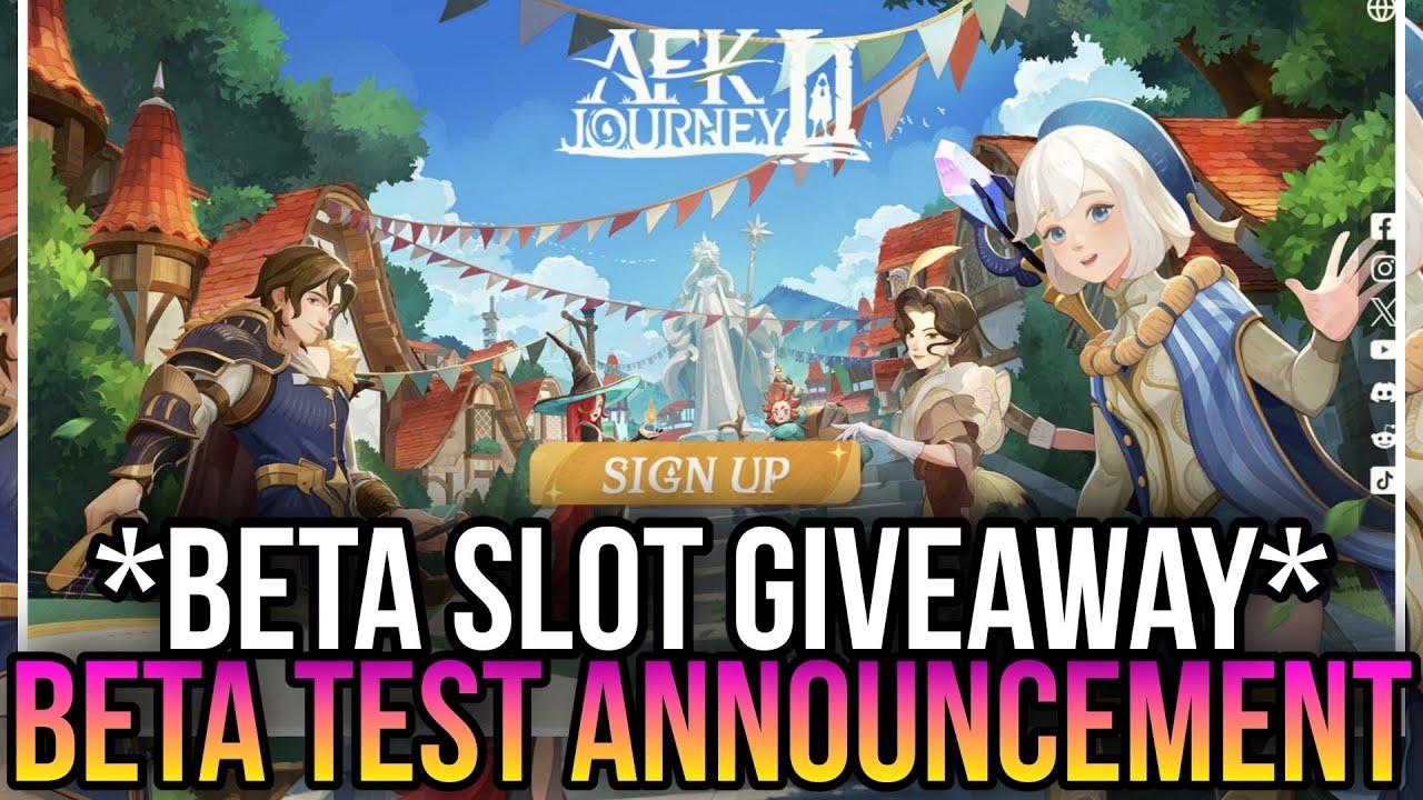 AFK Journey: BETA TEST ANNOUNCEMENT *SIGN UP NOW*BETA SLOT GIVEAWAY ...