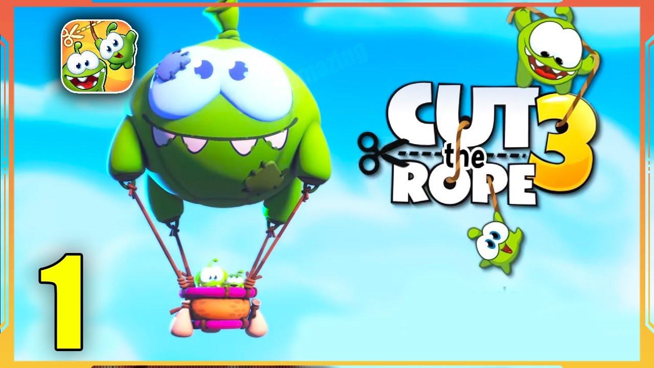 CUT THE ROPE 3 Gameplay Walkthrough Part 1 - APPLE ARCADE - Cut the ...