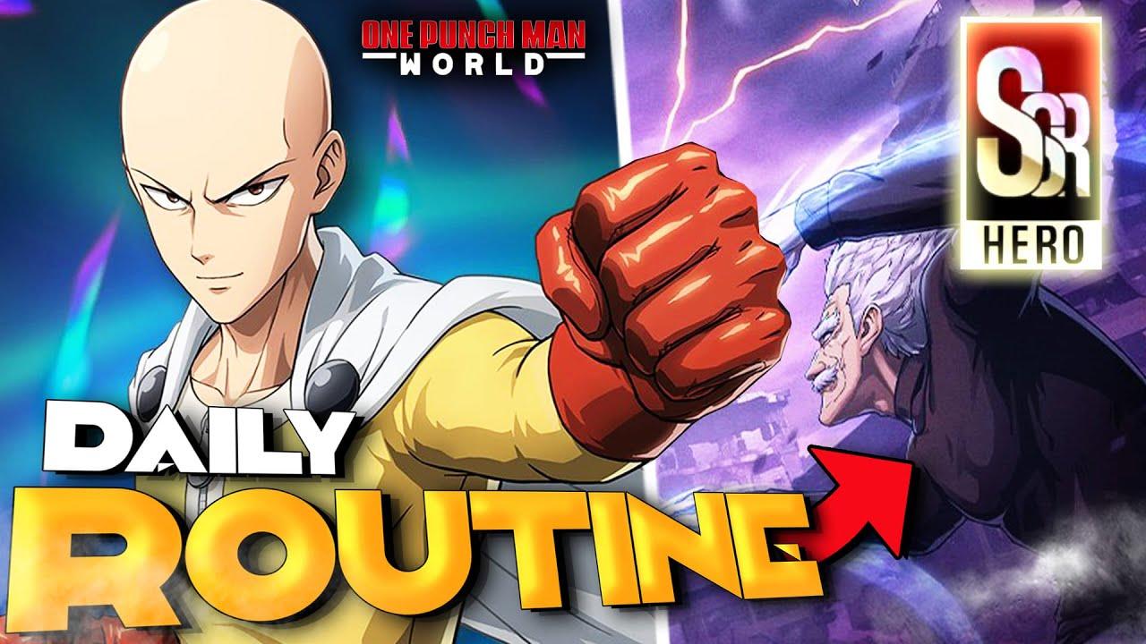MY DAILY ROUTINE in One Punch Man World! - One Punch Man: World - One ...