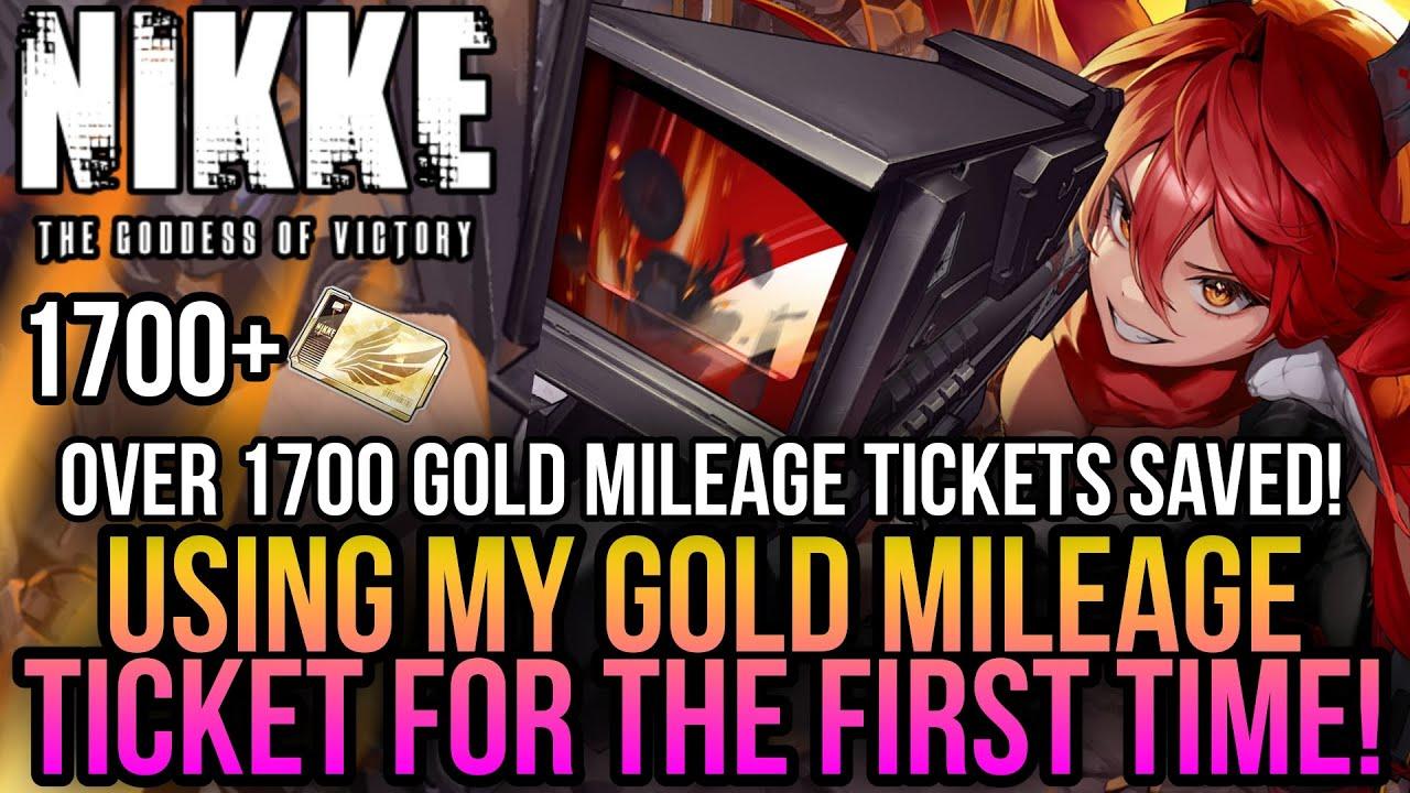 Goddess of Victory: NIKKE - I Have Saved Over 1700 Gold Milage Ticket ...