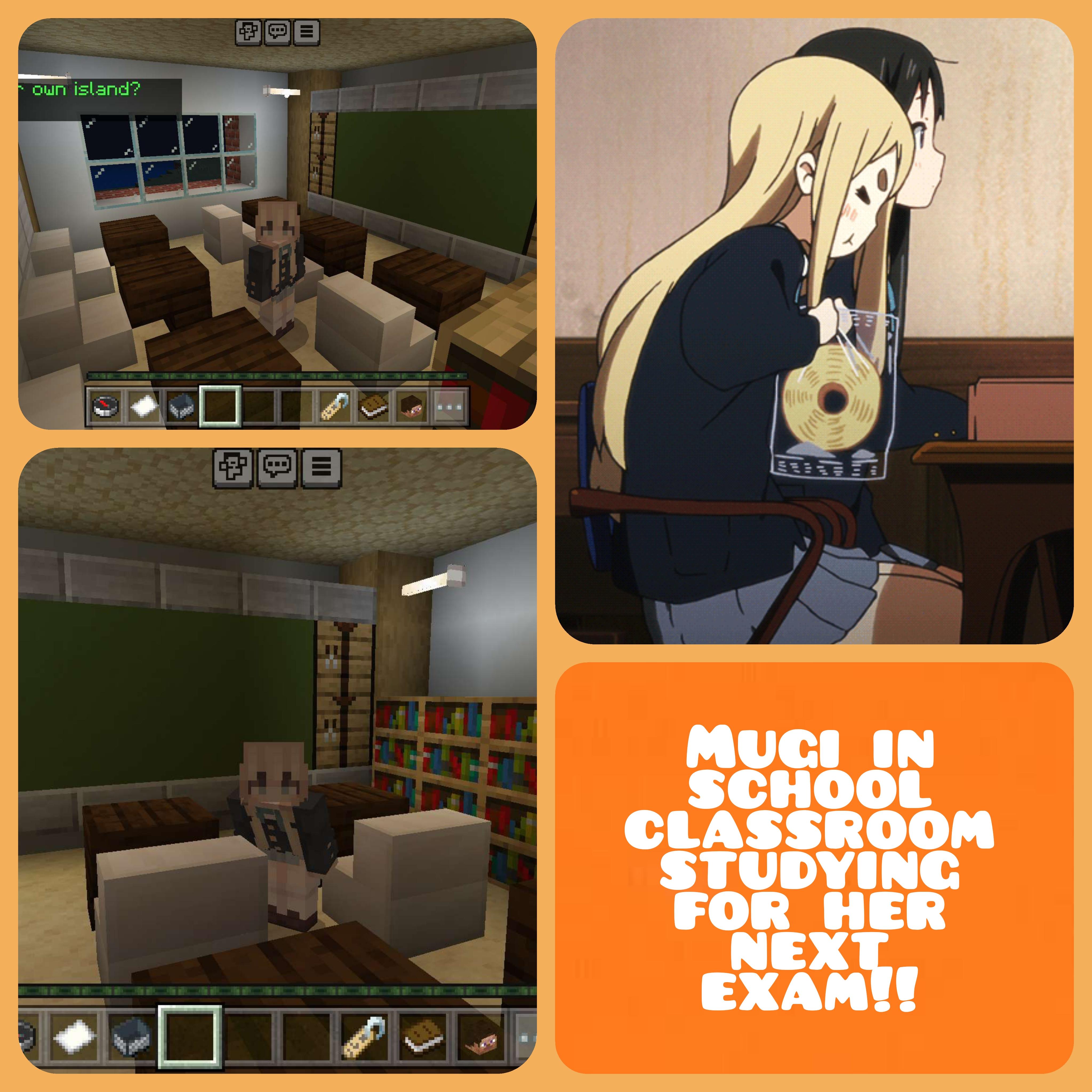 Daily life of 🍵Mugi🎹 in Minecraft High School🎒📚 - Minecraft: Play with Friends - Minecraft Trial ...