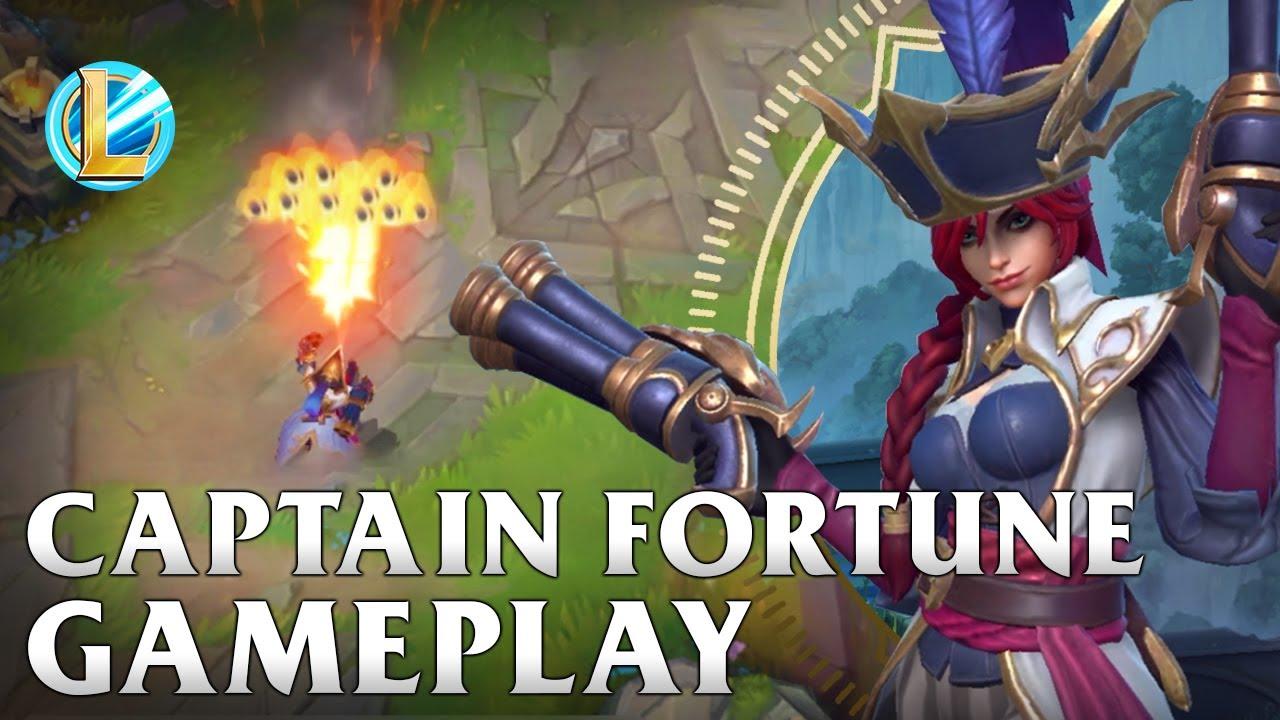 Captain Fortune Gameplay - WILD RIFT - League of Legends: Wild Rift ...